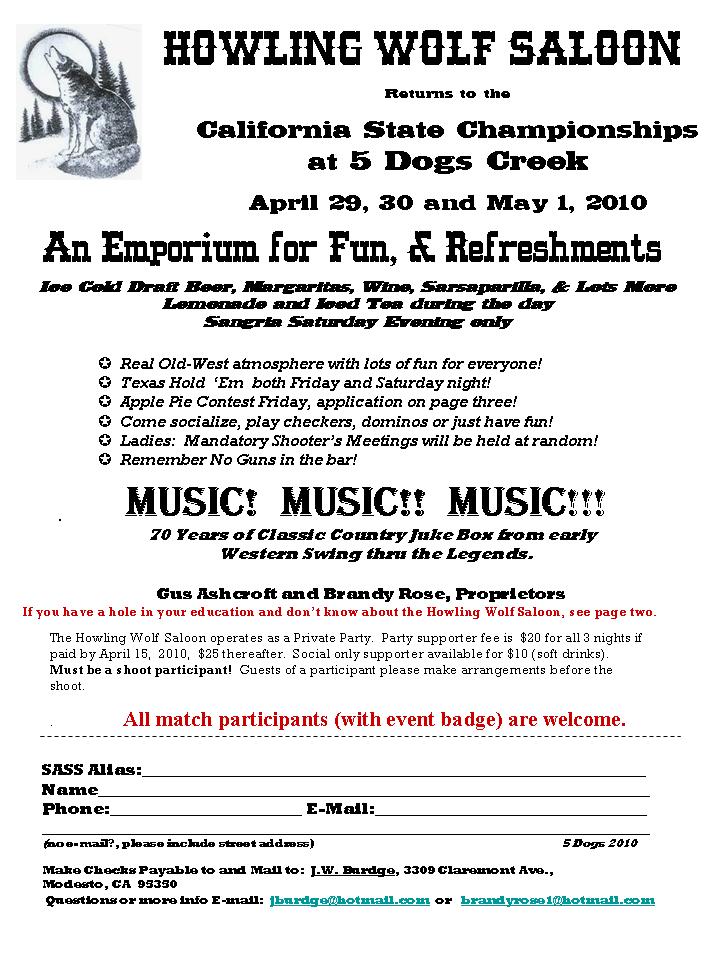 Shootout at 5 Dogs Creek Bakersfield - 2010 California State ...